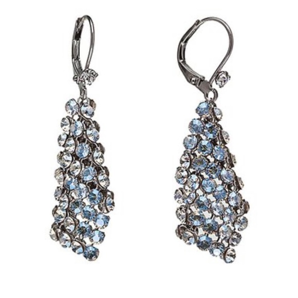 callura | Jewelry | Brand New Swarovski Crystal Mesh Drop Earrings ...